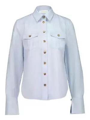 Zimmermann Safari Buttoned Shirt - Blue