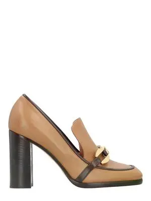 Alberta Ferretti Block Heel Pumps - Brown