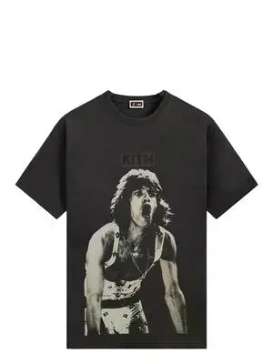 Kith X Rolling Stones Mick Jagger T-shirt - Black