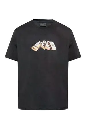 Paul Smith Matchboxes-print T-shirt - Black