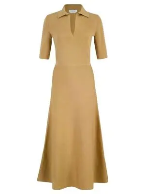 Gabriela Hearst Short-sleeved Maxi Dress - Neutrals