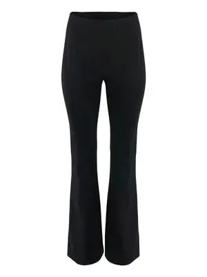 Carolina Herrera Flared Ponte Trousers - Black