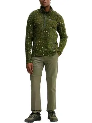 HAGLOFS Patterned Button-Down Sweatshirt