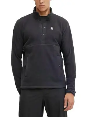 HAGLOFS Mora Half-buttoned Sweatshirt - Black