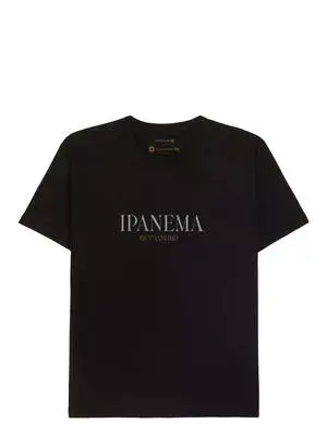 OSKLEN Ipanema Serifado T-shirt - Black