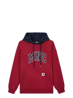 MINI CREAM Printed Hoodie - Red
