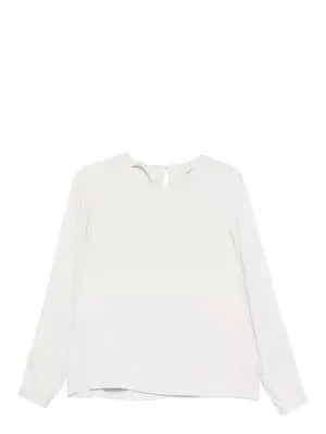XACUS Long-sleeve Blouse - Neutrals