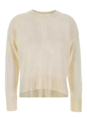 FILIPPO DE LAURENTIIS Ribbed Crew Neck Sweater - Neutrals