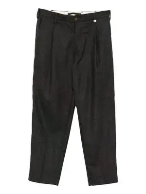 MYTHS Pleated Trousers - Black