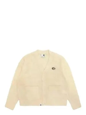 A BATHING APE Patch-pockets Cardigan - Neutrals