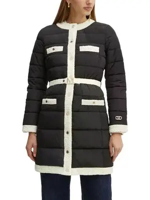 MARCIANO Belted Padded Coat - Black