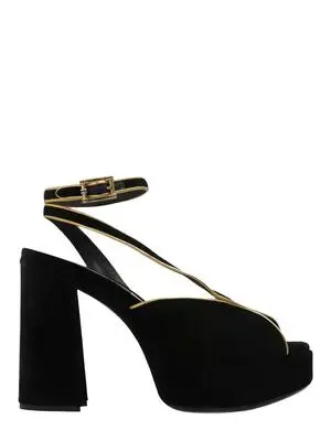 Etro 140mm Heeled Platform Sandals - Black