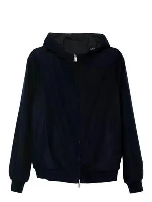 Fedeli Hooded Zip Jacket - Blue