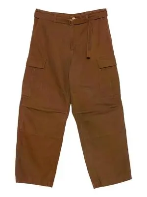 Sacai X Carhartt Wip Duck Cotton Trousers - Brown