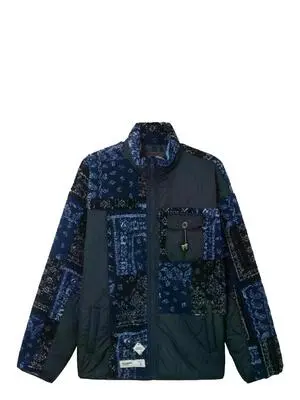 MUSIUM DIV. Patchwork Quilted Jacket - Blue