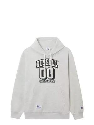 CHOCOOLATE X Russell Athletic Logo-patch Hoodie - Grey