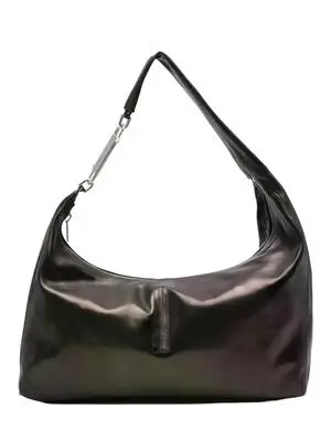 Rick Owens Gemini Leather Shoulder Bag - Black