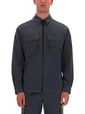 Versace Zippered Shirt - Grey