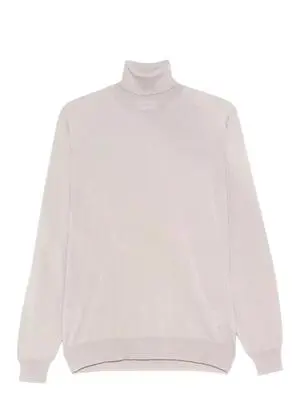 LARDINI Roll-neck Sweater - Neutrals