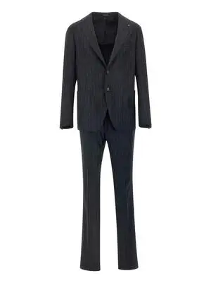 Tagliatore Pinstripe Two-piece Suit - Grey