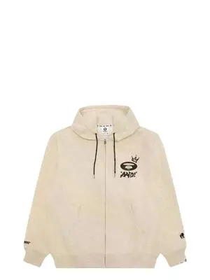 AAPE BY *A BATHING APE® Graphic-print Hoodie - Neutrals