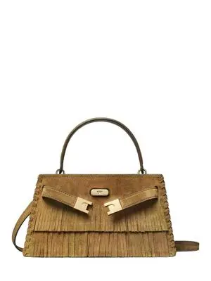 Tory Burch Mini Lee Radziwill Tote - Brown