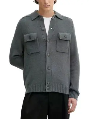 FROM FUTURE Buttoned Pocket Cardigan