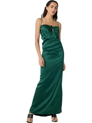 Diane Von Furstenberg Georgina Maxi Dress - Evergreen