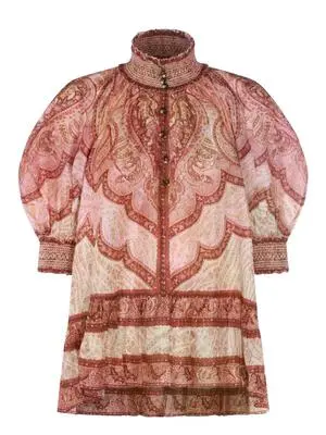 Zimmermann Wanderlust Paisley Blouse - Pink