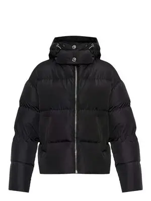 Versace Hooded Zip-fastening Jacket - Black