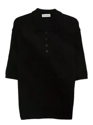 STATE OF ORDER Ribbed-hem Polo Shirt - Black