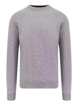Corneliani Ribbed Jumper - Grey