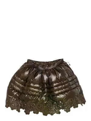Cecilie Bahnsen Quilted Mini Skirt - Brown