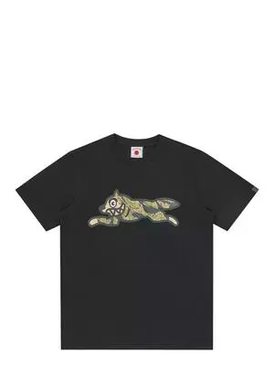 ICECREAM Running Dog Graphic T-shirt - Black