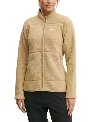 HAGLOFS Mossa Pile Zip-fastening Jacket - Neutrals