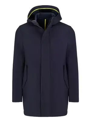 MANUEL RITZ Hooded Coat - Blue