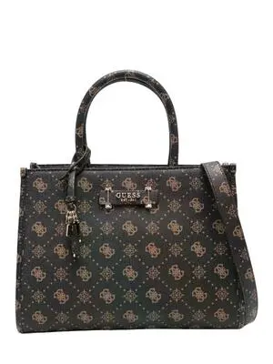 Guess Logo-print Tote Bag - Brown