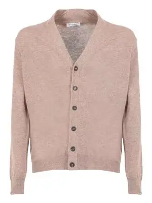 KANGRA V-neck Buttoned Cardigan - Neutrals
