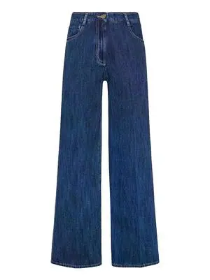 FORTE_FORTE Five-pocket Jeans - Blue