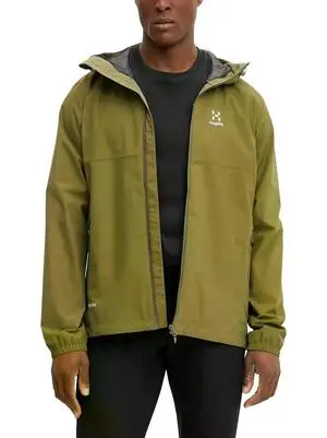 HAGLOFS Kaise Hooded Zip-fastening Jacket - Green
