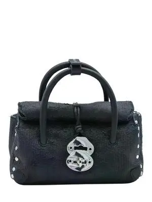ZANELLATO Dotta Studded Tote Bag - Black
