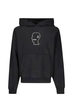 BRAIN DEAD Logo-print Hoodie - Black
