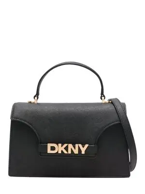 Dkny Avril Flap Satchel - Black
