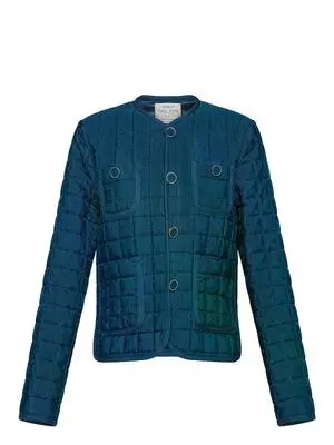 FORTE_FORTE Quilted Jacket - Blue