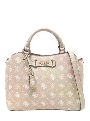 Guess Logo-plaque Shoulder Bag - Neutrals