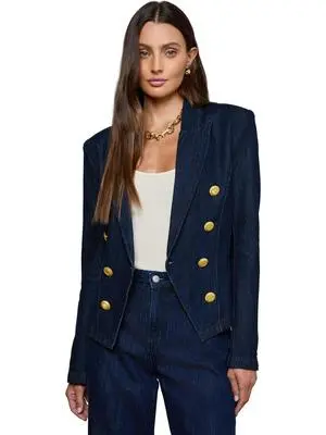 L'AGENCE Emerson Double-Breasted Blazer