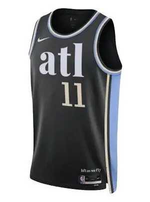 Nike Trae Young Atlanta Hawks 2023 Drifit Jersey - Black