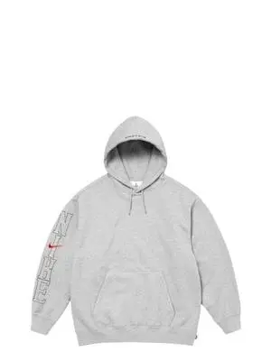 Nike X Supreme Ss24 Hoodie - Grey