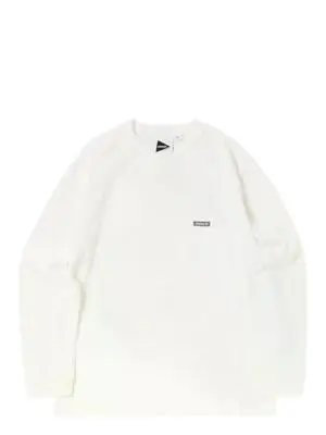 AND WANDER Chest-pocket Long-sleeve T-shirt - Neutrals