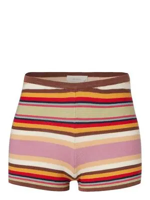 Faithfull The Brand Playa Striped Shorts - Multicoloured